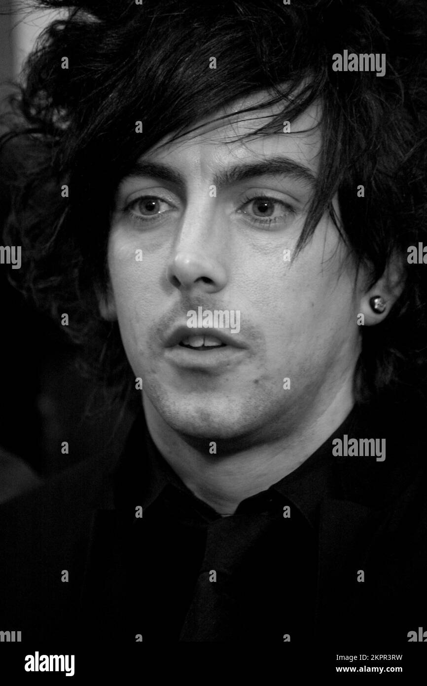 Ian watkins lostprophets Black and White Stock Photos & Images - Alamy