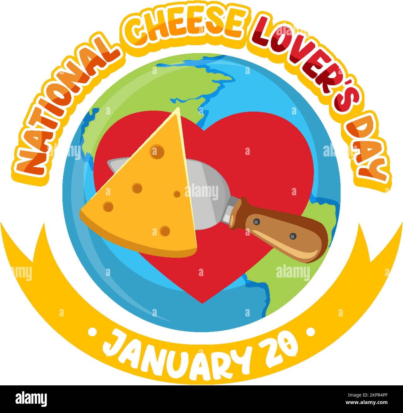 National Cheese Lovers Day Banner Design illustration Stock Vector ...