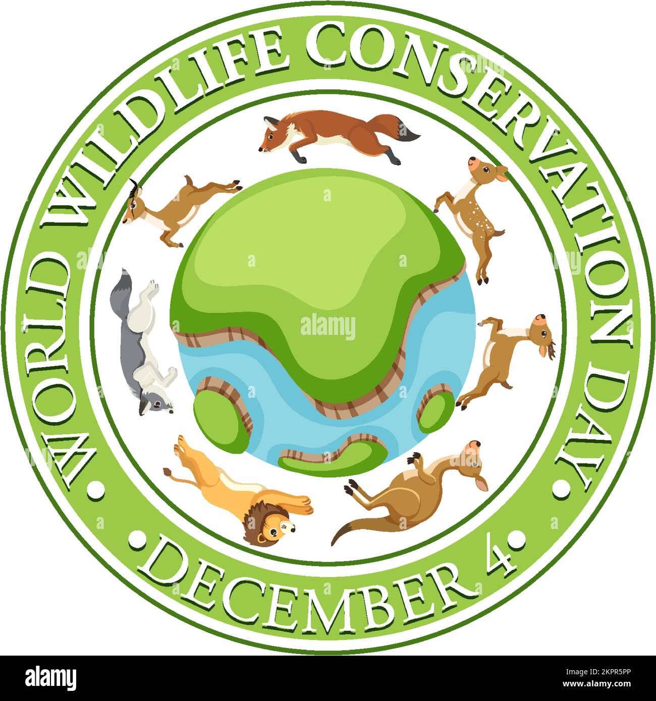 World Wildlife Conservation Day Poster Template illustration Stock ...
