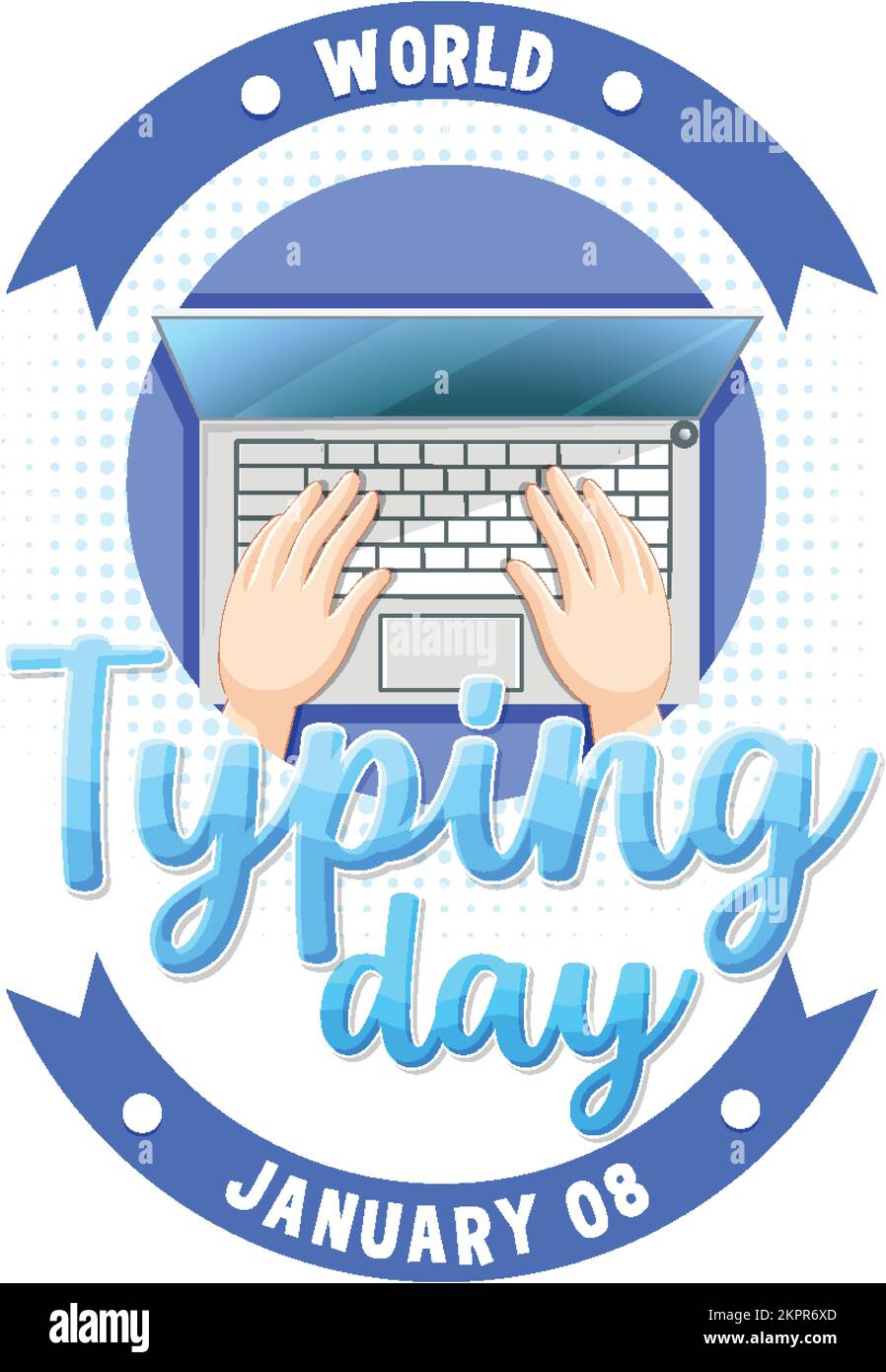 World typing day January icon illustration Stock Vector Image & Art - Alamy