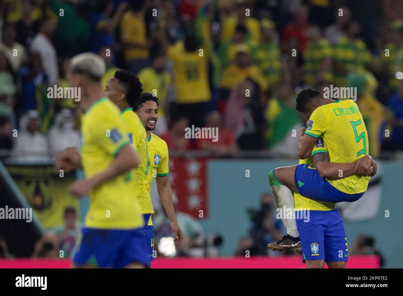 Qatar Doha 11 28 2022 2022 World Cup Brazil X Switzerland