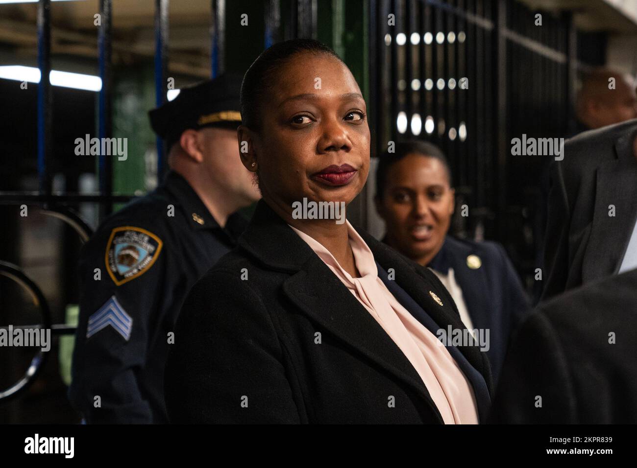 Police Commissioner Keechant Sewell attends as PO Taufique Bokth, PO ...