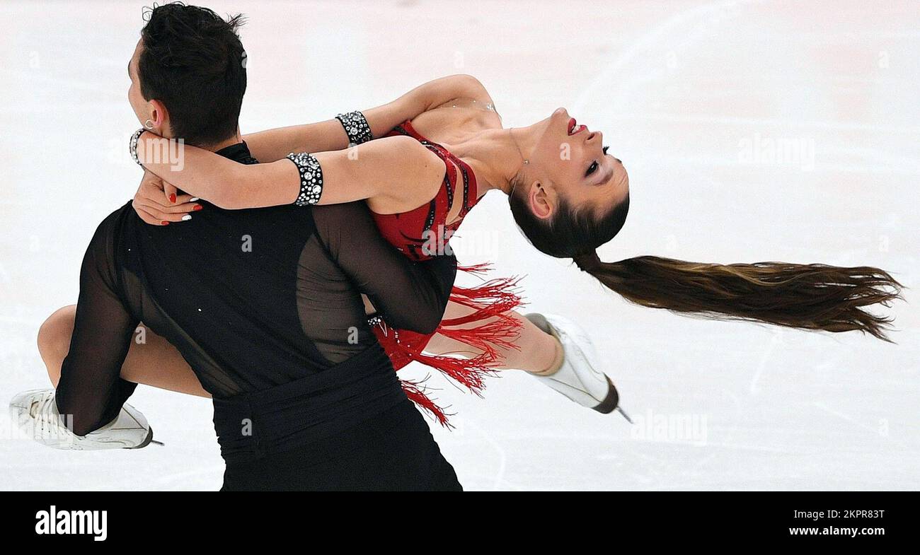 The sixth stage of the Grand Prix in figure skating at the Molot Universal Sports Palace named ...
