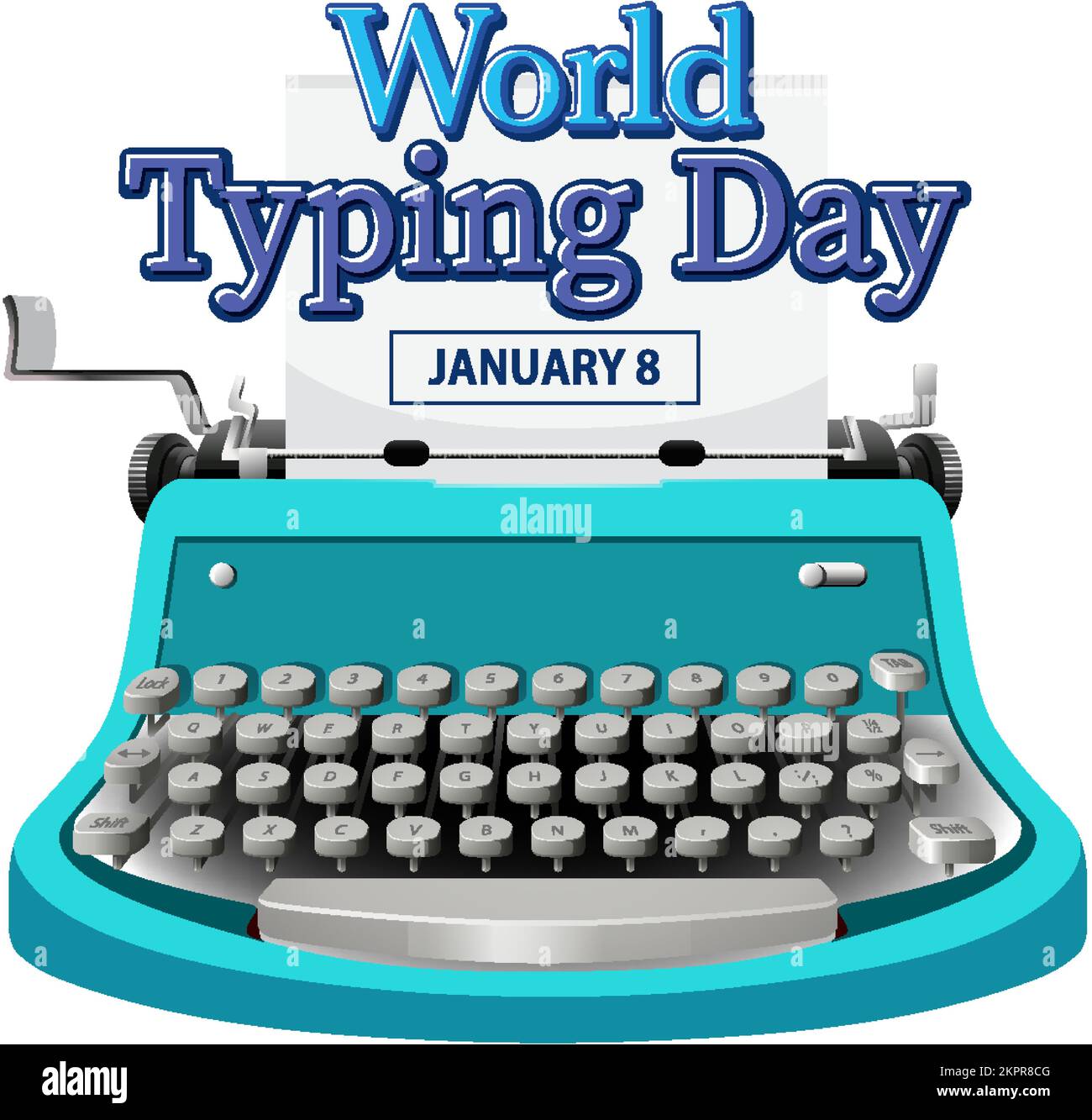World Typing Day Banner Design illustration Stock Vector Image & Art ...