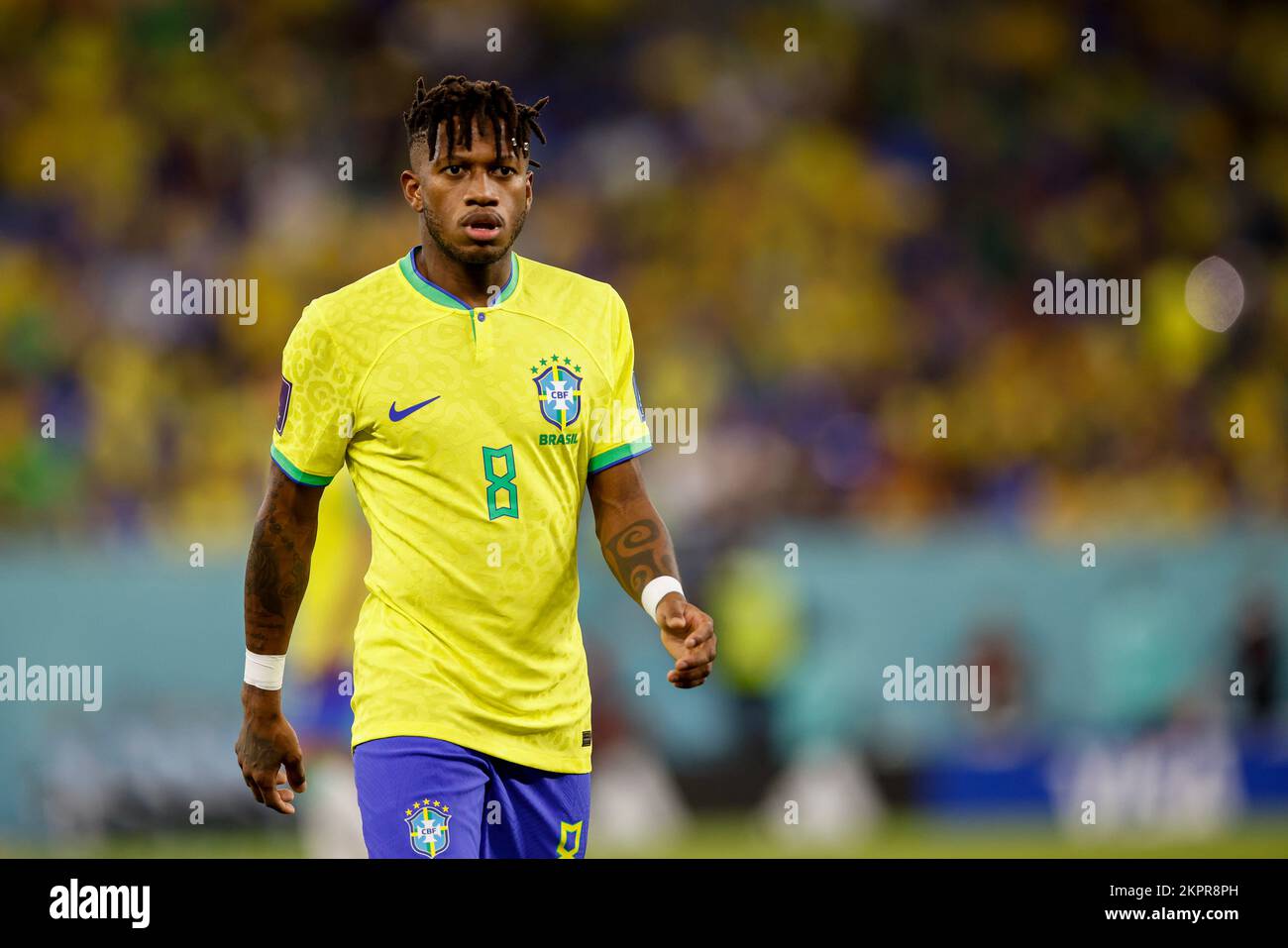 Doha, Qatar. 28th Nov, 2022. Fred do Brasil during a match between ...