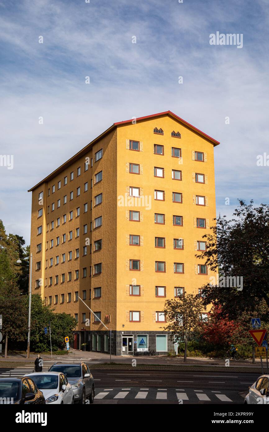 Mannerheimintie 81 residential building in Helsinki, Finland Stock ...