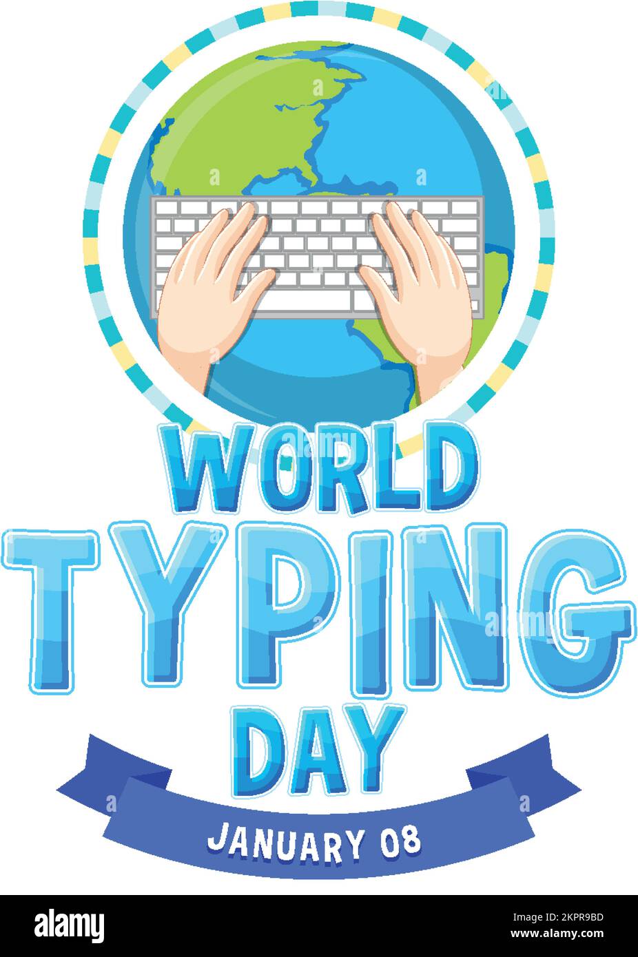 World typing day January icon illustration Stock Vector Image & Art - Alamy
