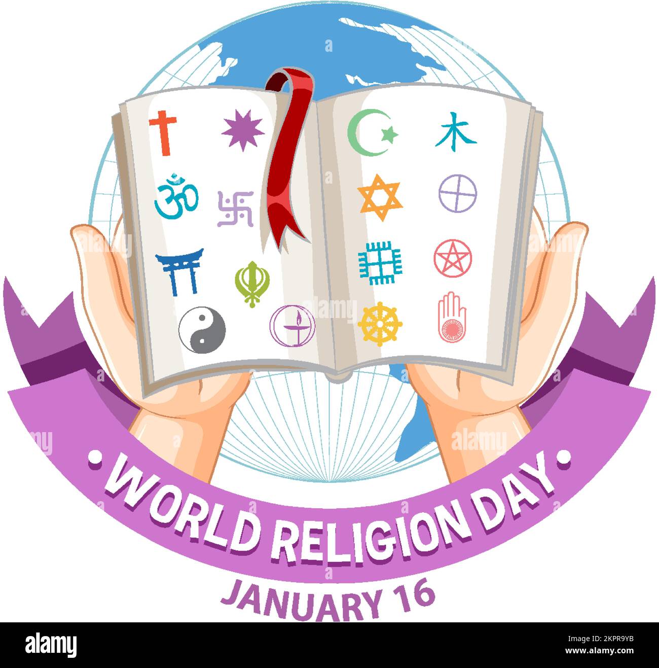 World religion day banner design illustration Stock Vector Image & Art ...