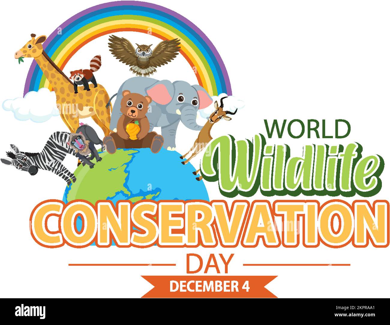 World Wildlife Conservation Day Banner Design illustration Stock Vector ...