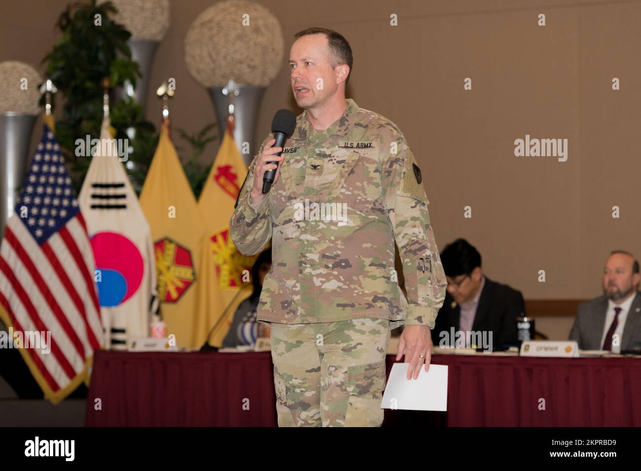 U.S. Army Col. Seth Graves, the U.S. Army Garrison Humphreys commander ...