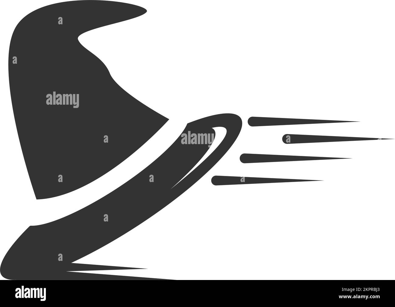 Witch, witch hat logo icon design illustration Stock Vector Image & Art - Alamy