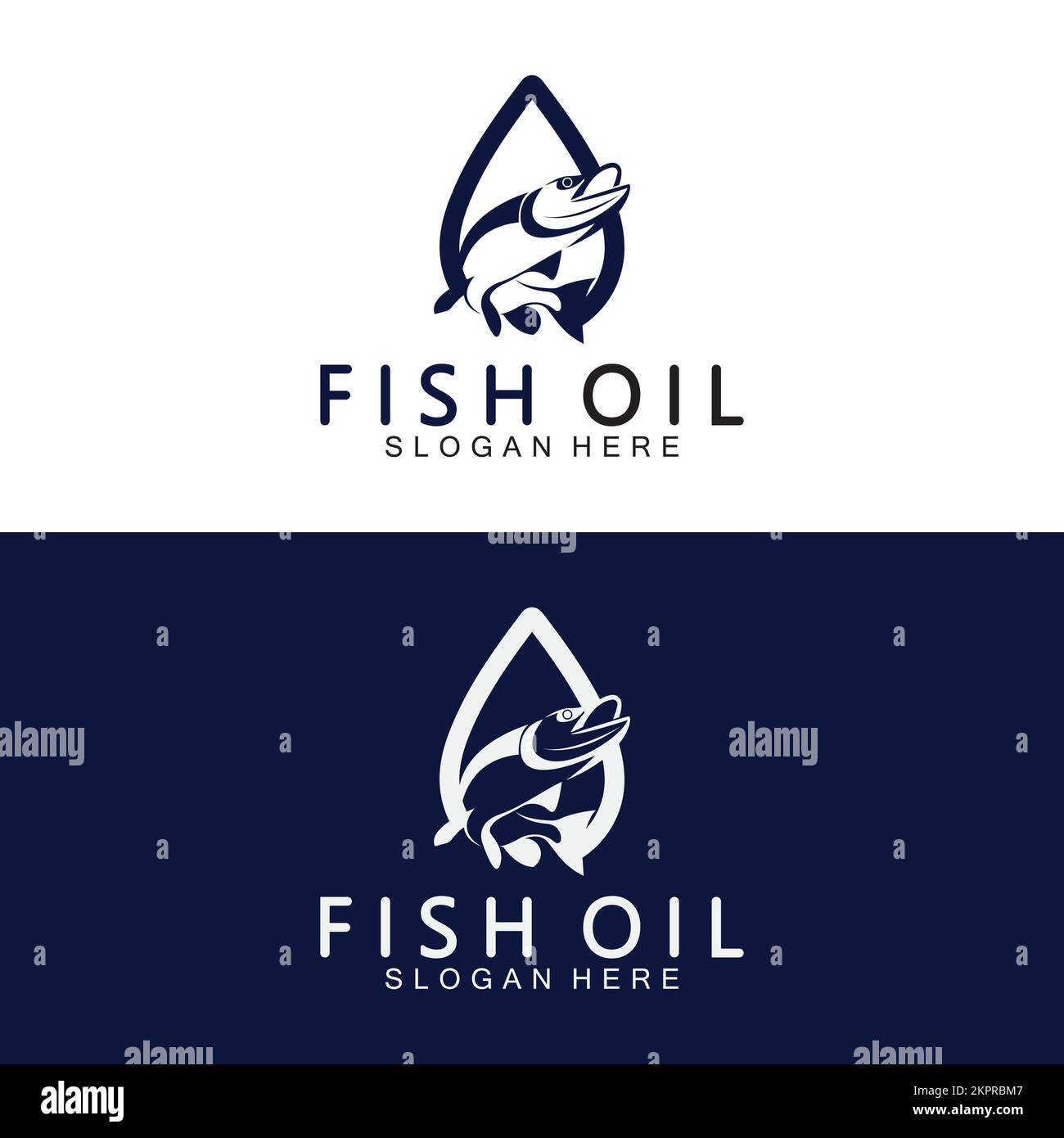 Fish oil logo vector illustration template Stock Vector Image & Art - Alamy