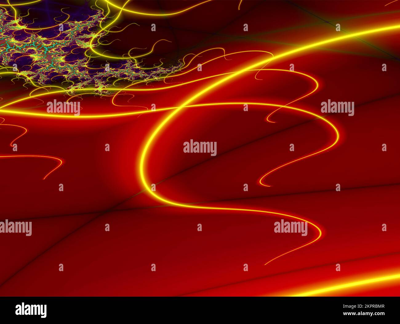 bright decorative yellow-red pattern, abstract background, design Stock ...