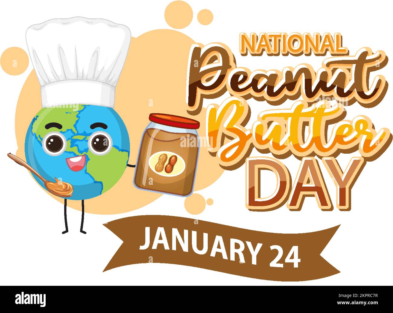 National Peabut Butter Day Banner Design illustration Stock Vector ...