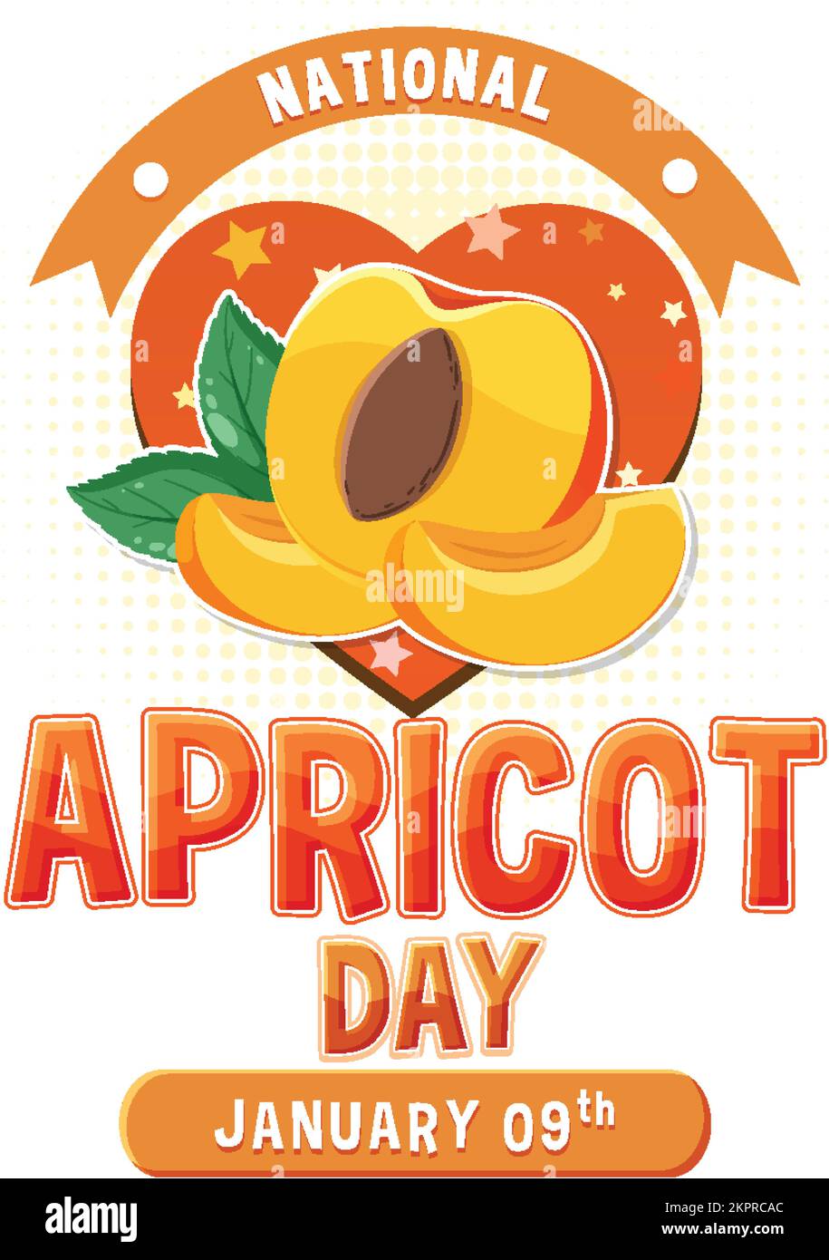 National apricot day icon illustration Stock Vector Image & Art - Alamy