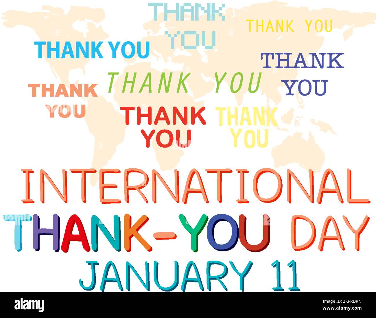 International thank you day icon illustration Stock Vector Image & Art ...