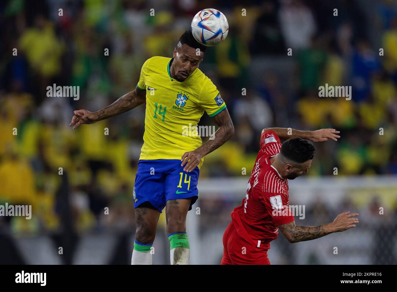 Qatar - Doha - 11/28/2022 - 2022 WORLD CUP, BRAZIL X SWITZERLAND ...
