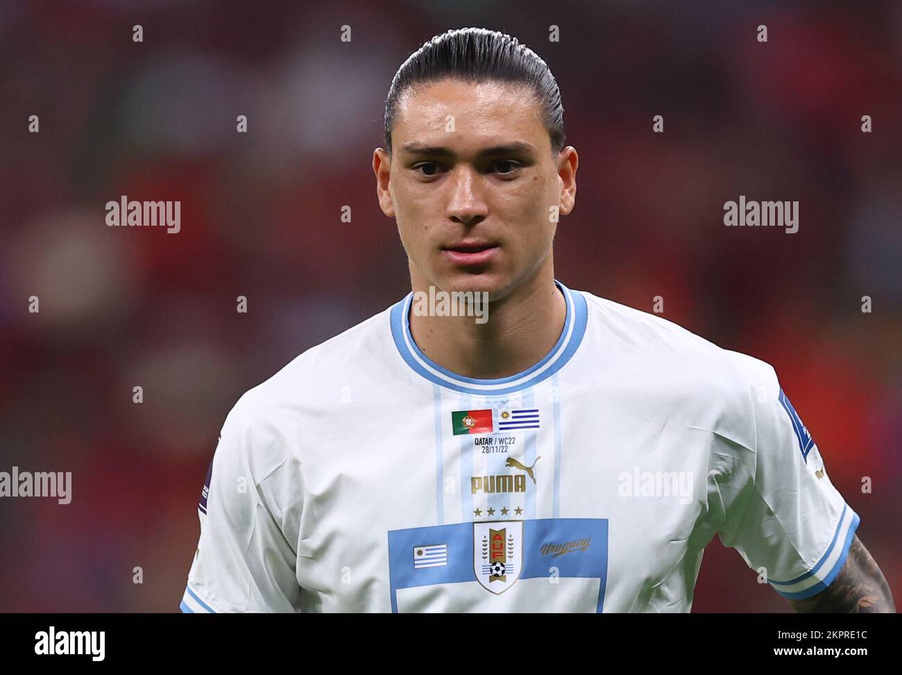 Doha, Qatar, 28th November 2022. Darwin Nunez of Uruguay during the ...