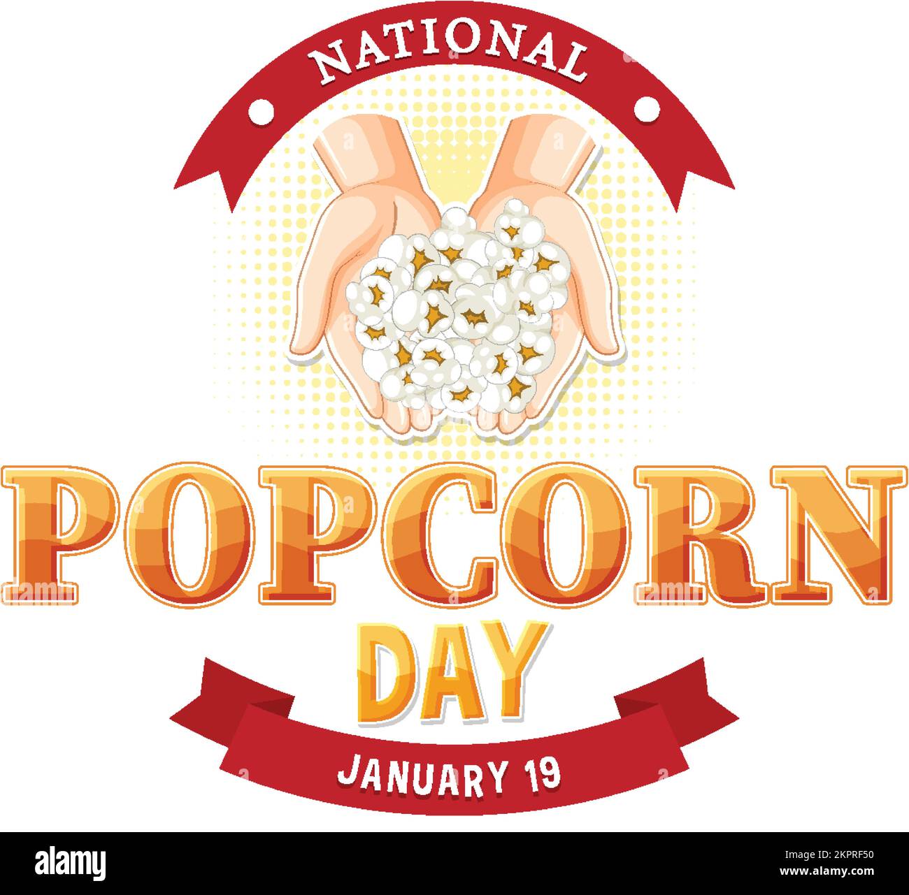 National popcorn day banner design illustration Stock Vector Image ...