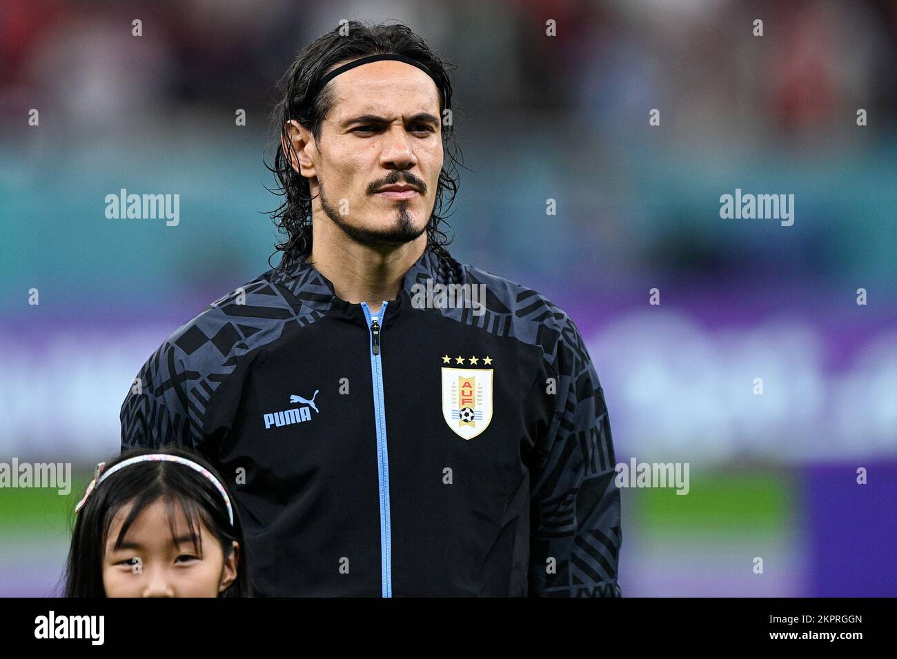 LUSAIL CITY, QATAR - NOVEMBER 29: Edison Cavani of Uruguay prior to the ...