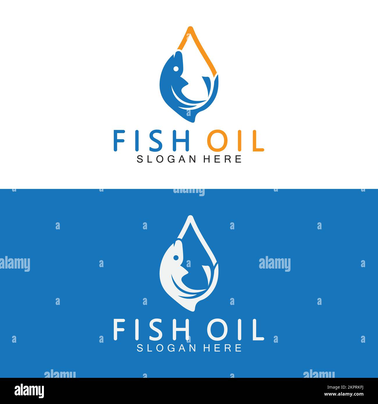 Fish oil logo vector illustration template Stock Vector Image & Art - Alamy