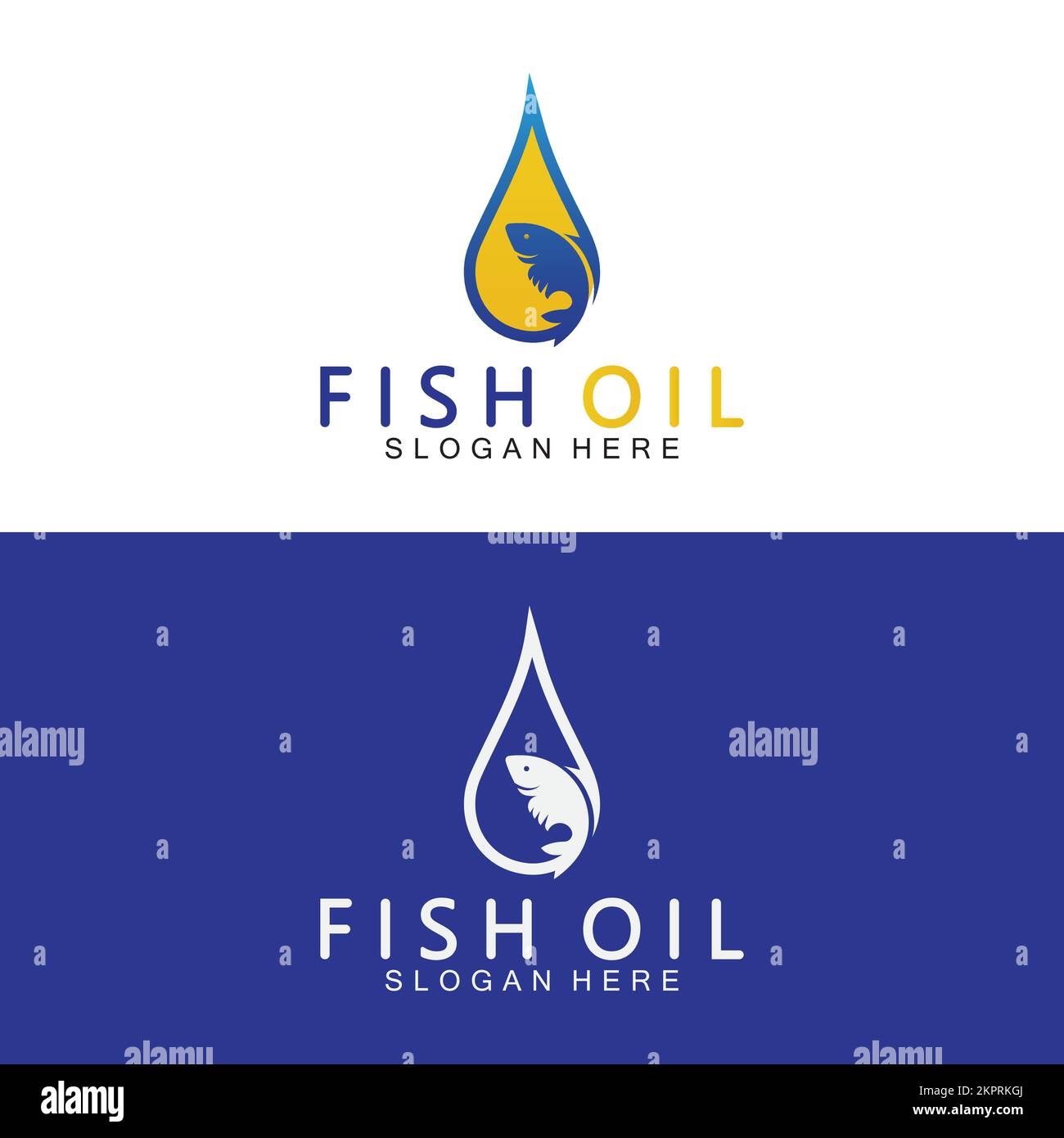 Fish oil logo vector illustration template Stock Vector Image & Art - Alamy