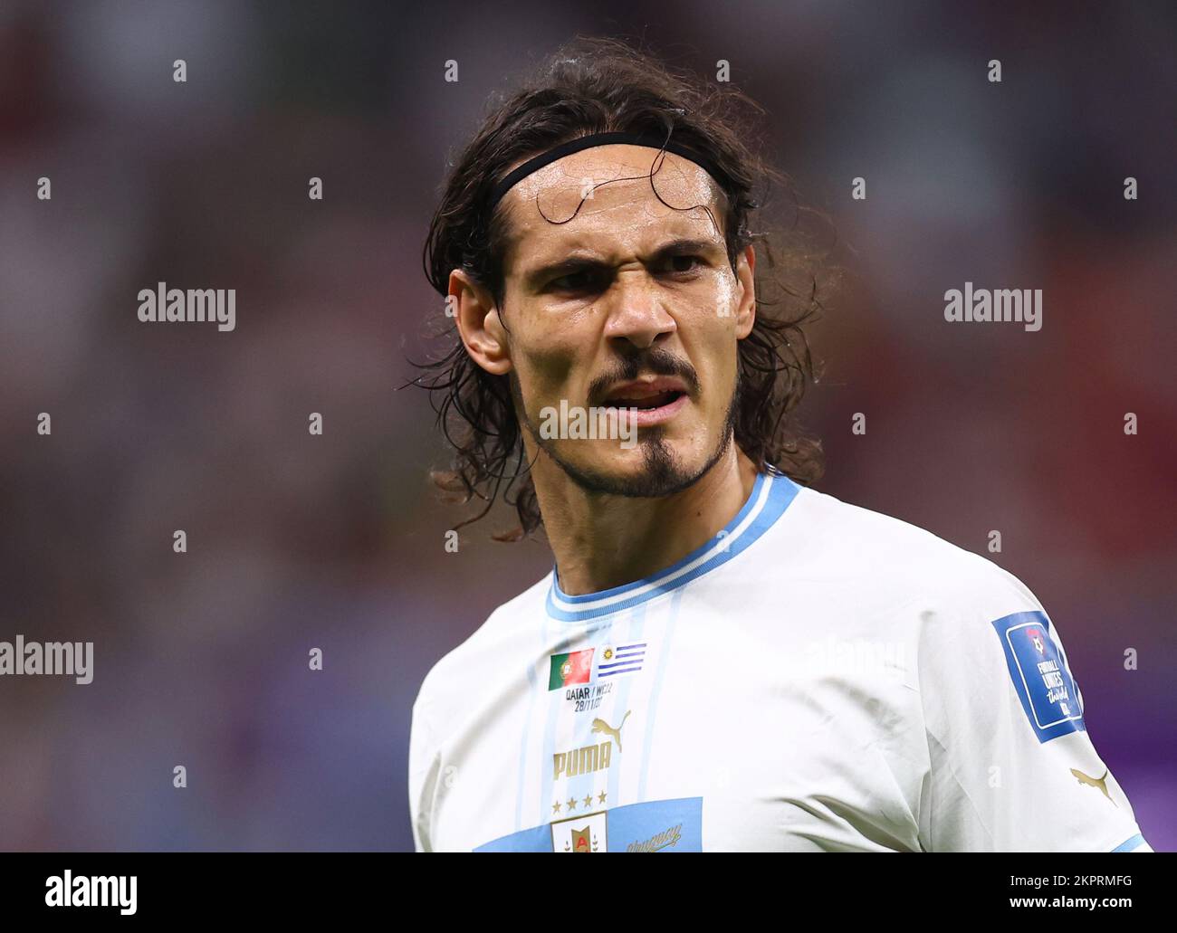 Doha, Qatar, 28th November 2022. Edison Cavani of Uruguay during the ...