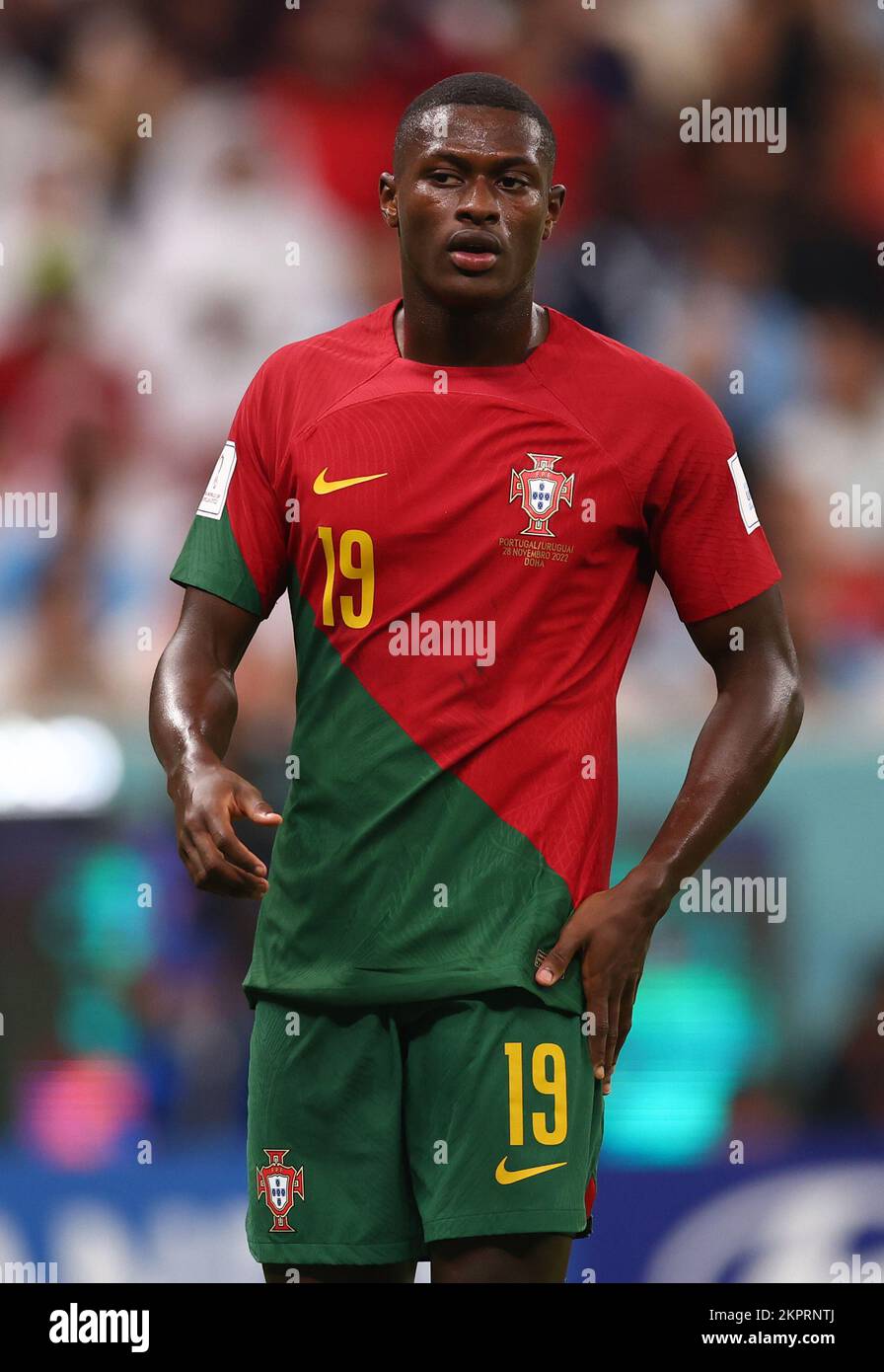 Doha, Qatar, 28th November 2022. Nuno Mendes of Portugal during the ...