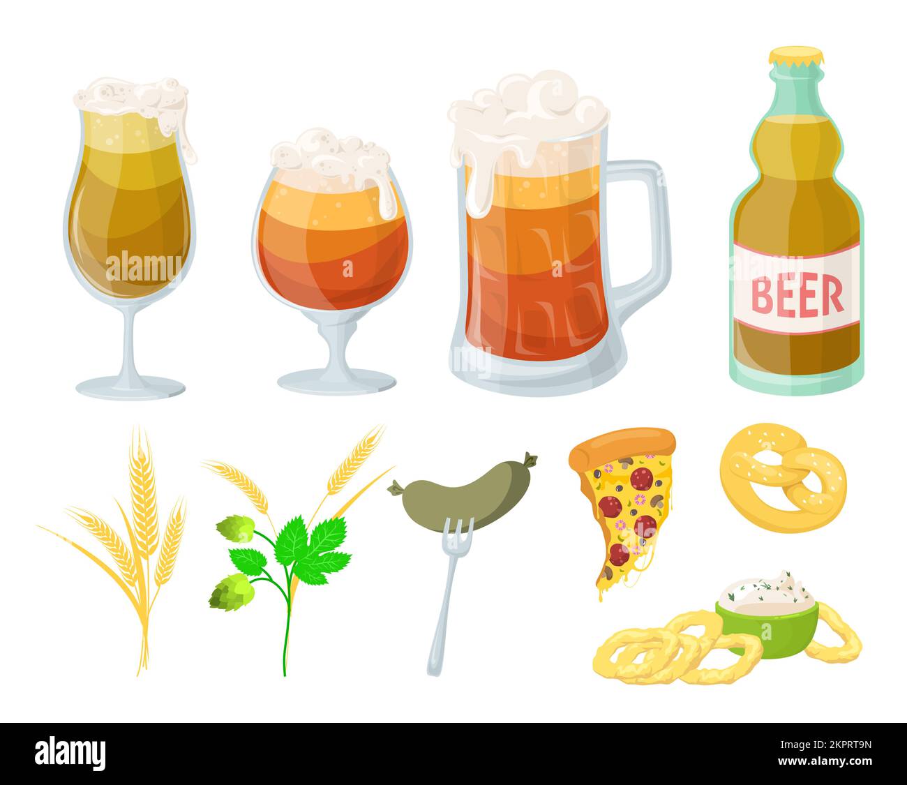 Cartoon beer bottle hi-res stock photography and images - Alamy