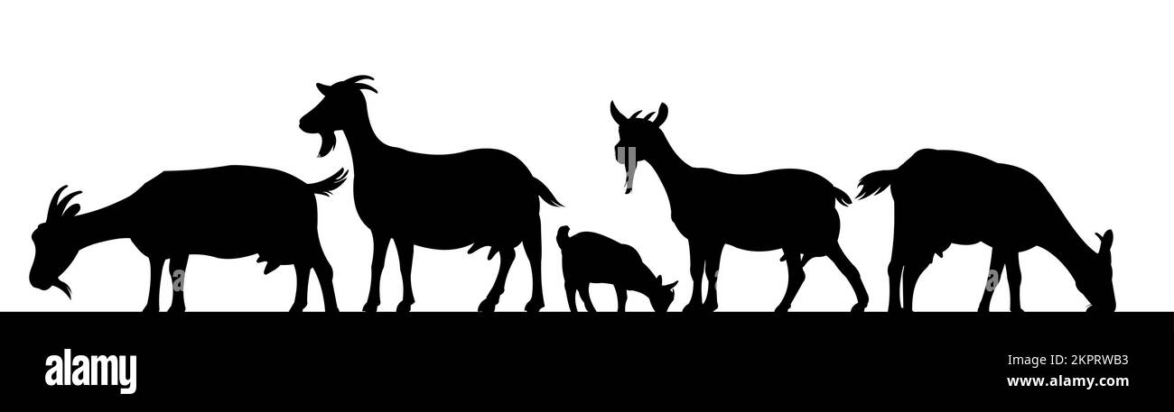 Dairy Goat Silhouette