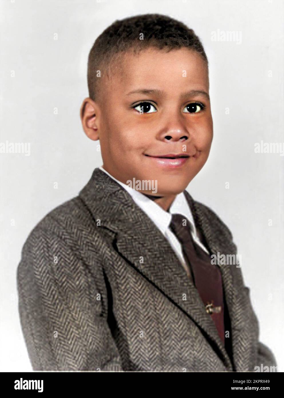 1962 ca , USA : The american actor BILL NUNN ( 1953 - 2016 ), aged 9 ...