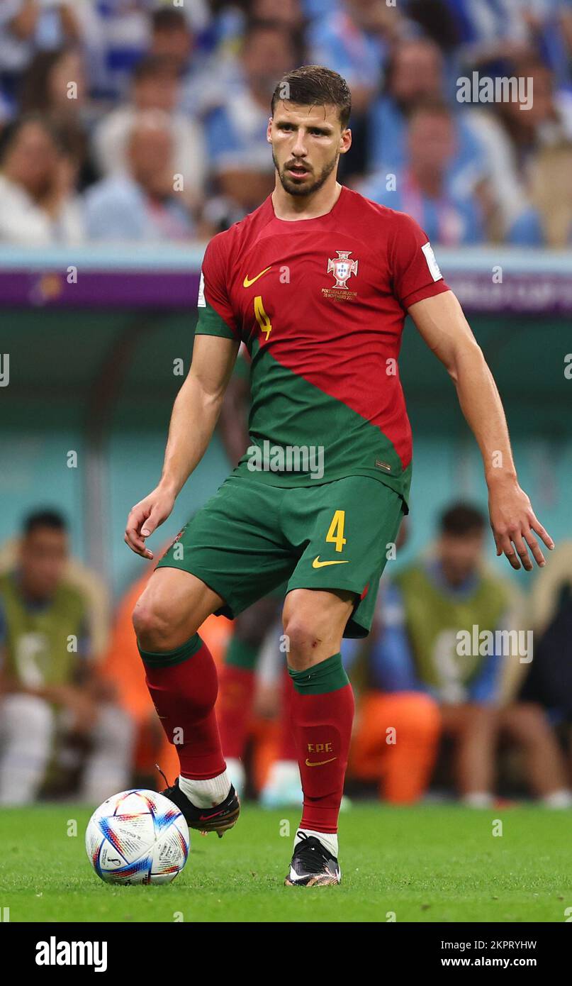 Doha, Qatar, 28th November 2022. Ruben Dias of Portugal during the FIFA ...