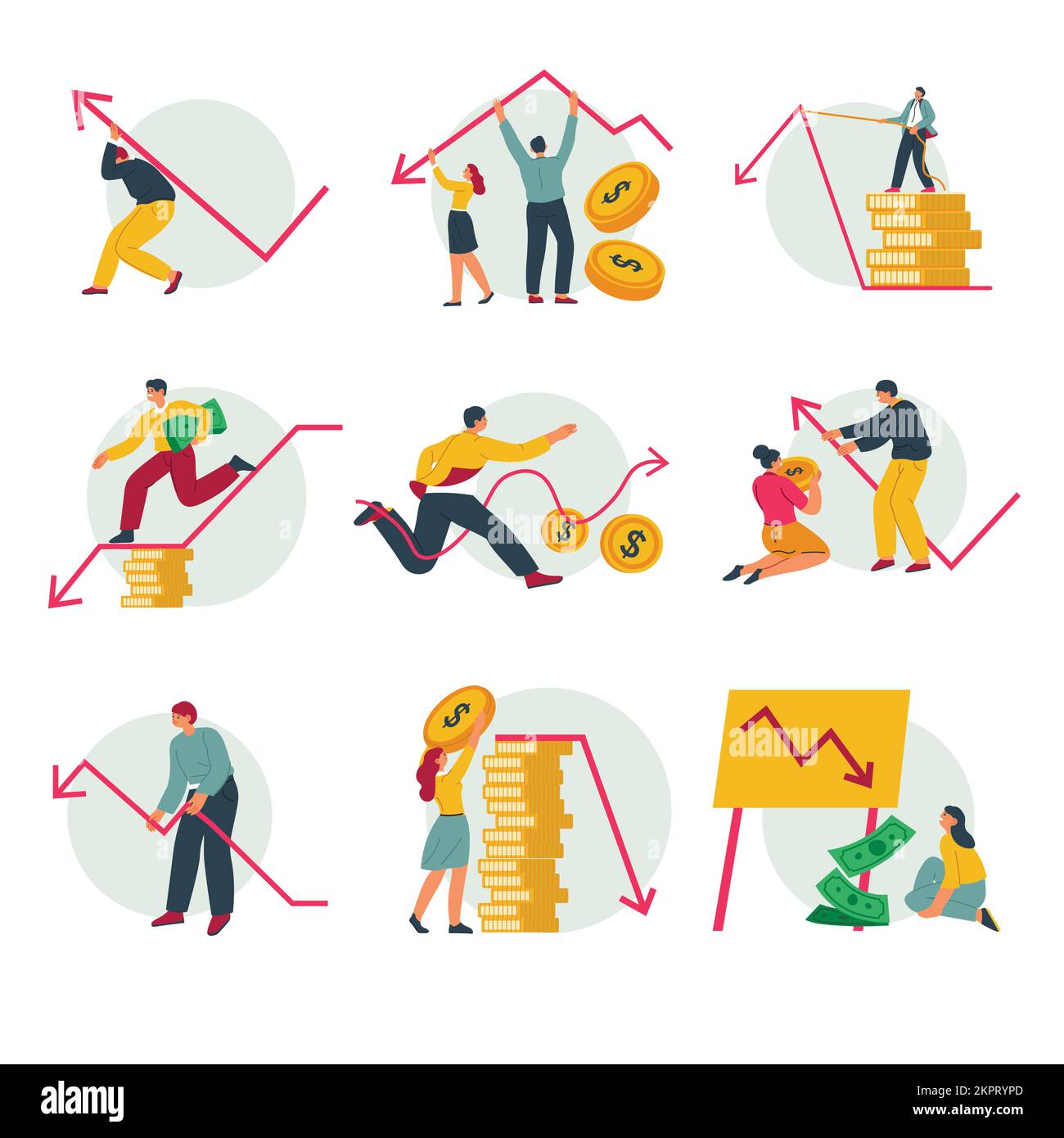 Decrease in the dollar Stock Vector Images - Alamy