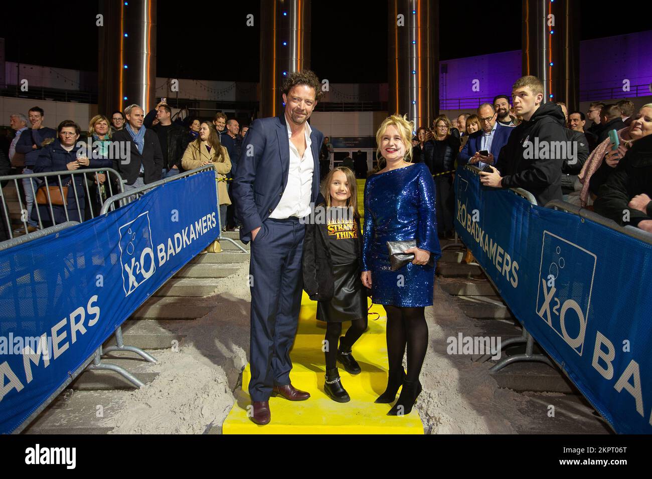 actor Ben Segers, Ella and actress Rilke Eyckermans pictured during the ...