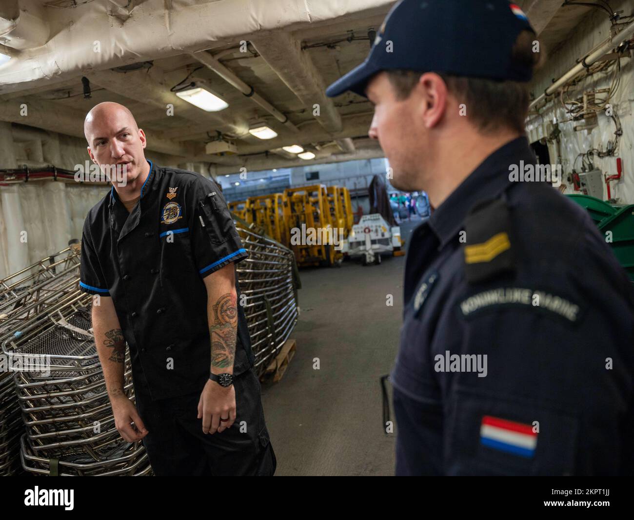 ATLANTIC OCEAN (Nov. 3, 2022) Culinary Specialist 1st Class Nathan Rock ...