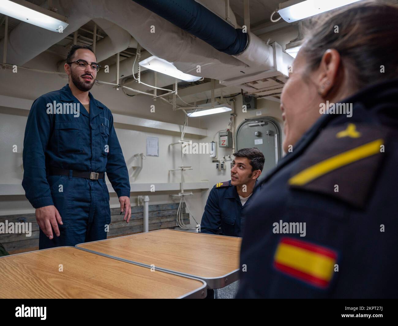 ATLANTIC OCEAN (Nov. 3, 2022) Fire Controlman Fireman Carlos Espinosa ...