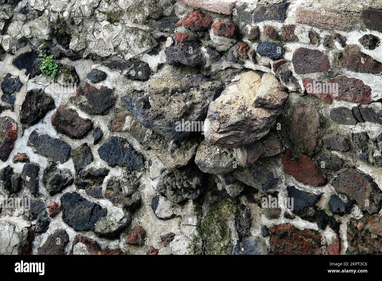The ruins of the Great Pyramid (or Templo Mayor) the main temple of ...