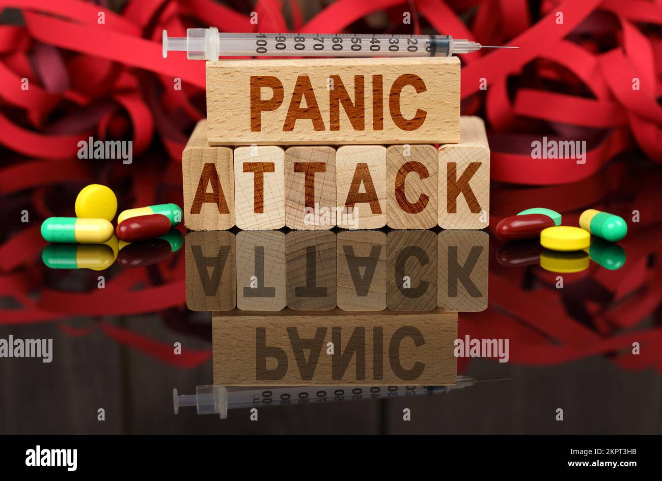 Medicine and health concept. On the surface are visible tablets, a ...