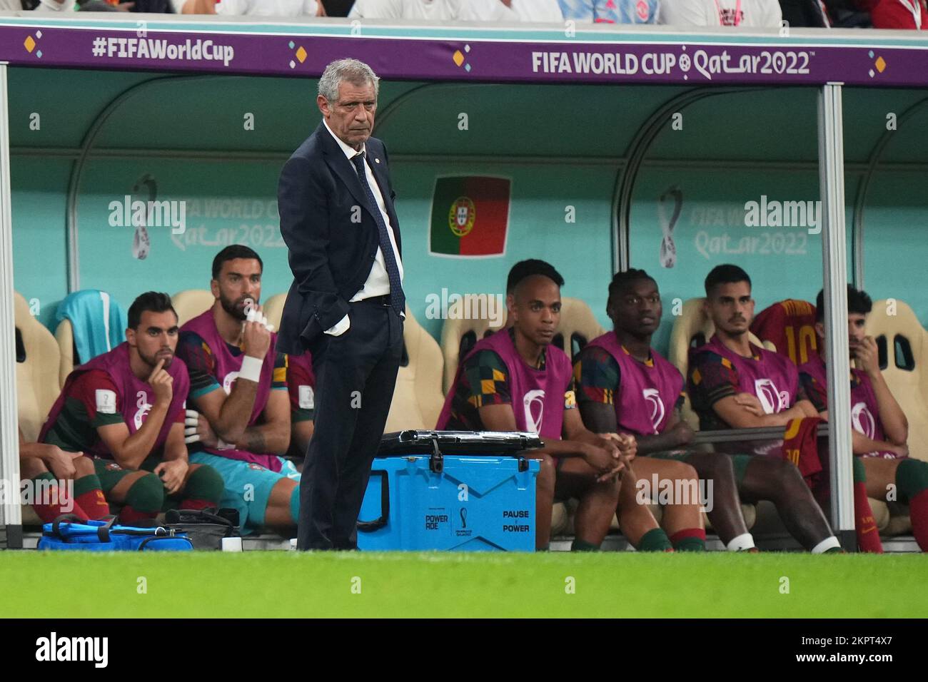 Portugal head coach Fernando Costa Santos during the FIFA World Cup ...