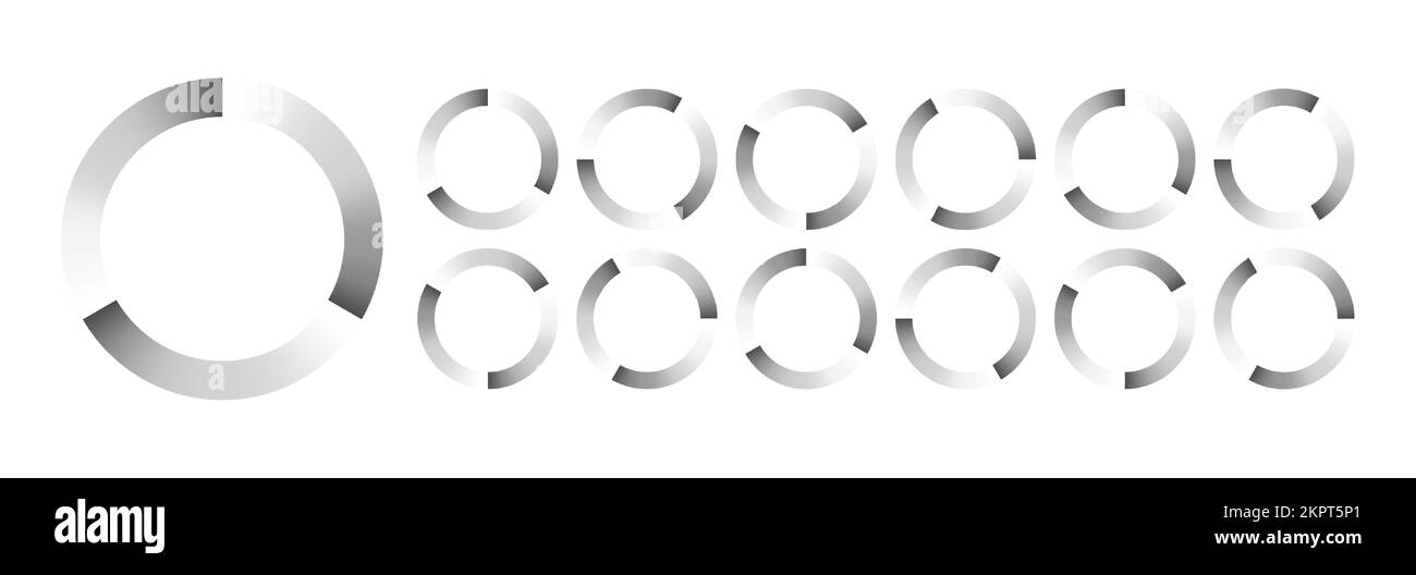 Circular Loading Buffering Icons Vector Stock Vector Image & Art - Alamy