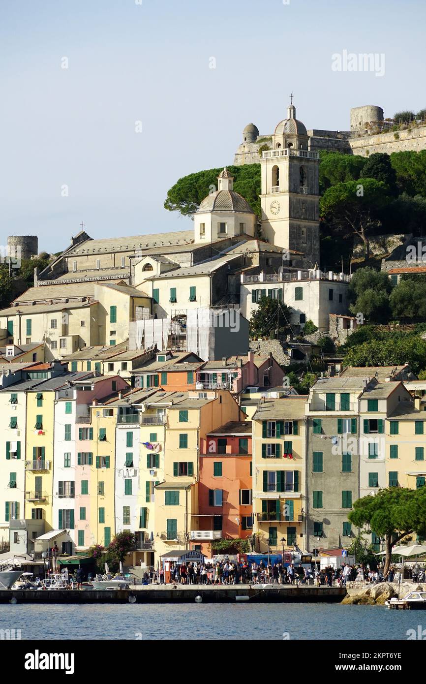 Porto Venere, Cinque Terre, Liguria, Italy, Europe, UNESCO World ...