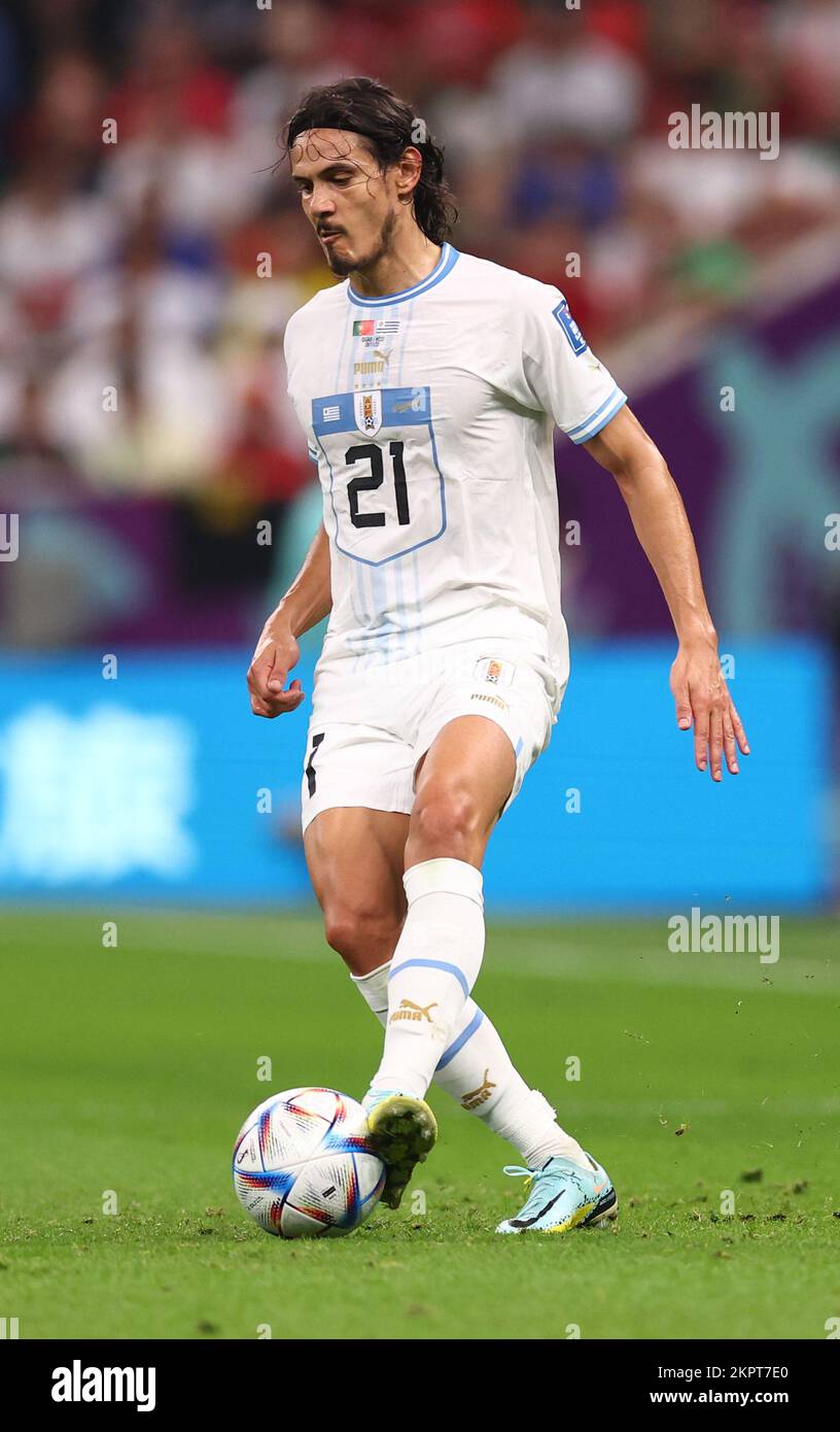 Doha, Qatar. 28th Nov, 2022. Edison Cavani of Uruguay during the FIFA ...