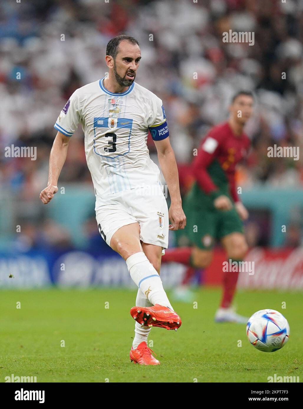Uruguay's Diego Godin during the FIFA World Cup Group H match at the ...