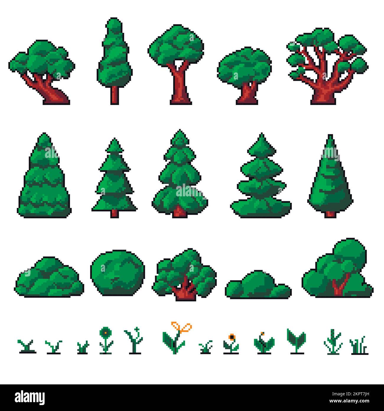 8bit pixel park hi-res stock photography and images - Alamy