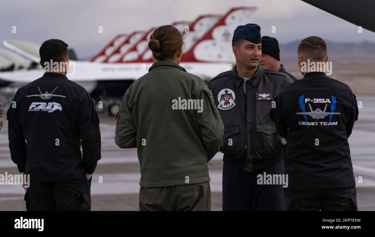 Team members from both the U.S. Air Force Demonstration Team ...
