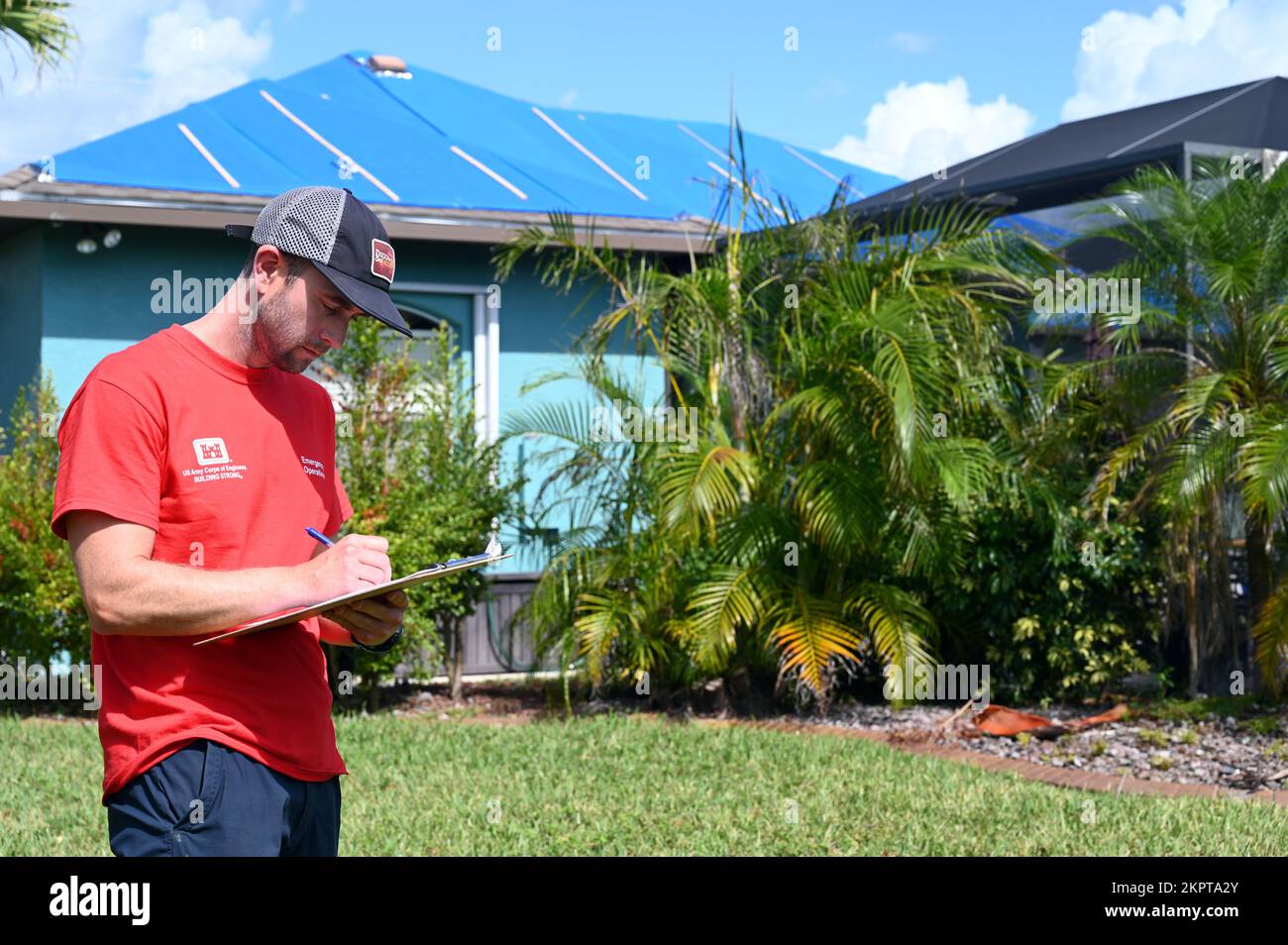 Craig Baldwin, USACE Operation Blue Roof quality assurance specialist ...