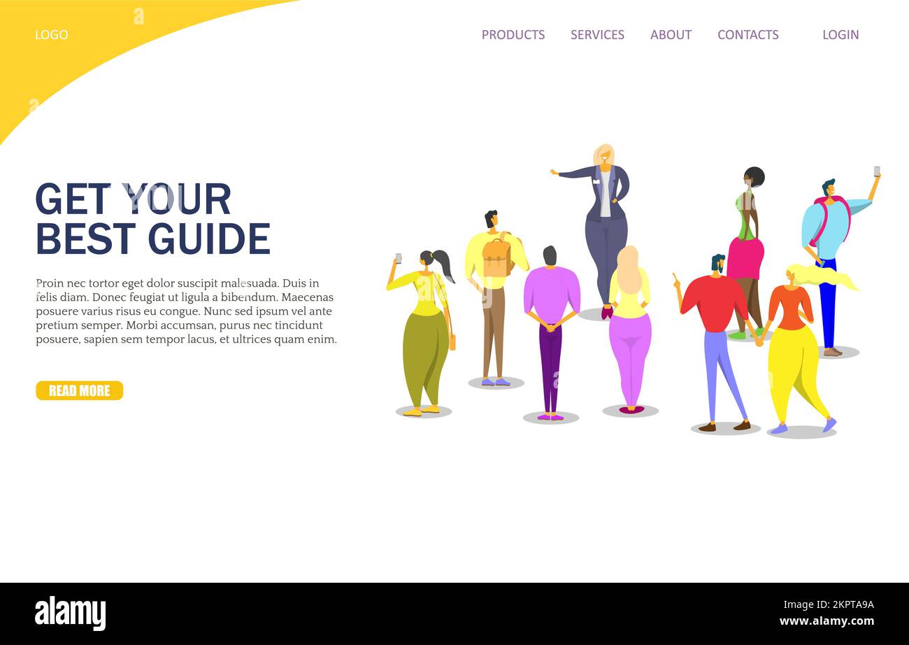 Man tourist group guide travel Stock Vector Images - Alamy