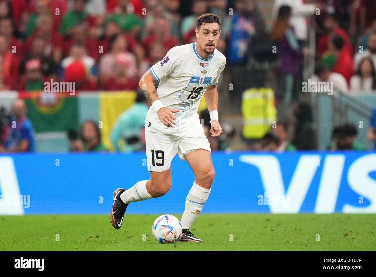 Sebastian Coates of Uruguay during the FIFA World Cup Qatar 2022 match ...