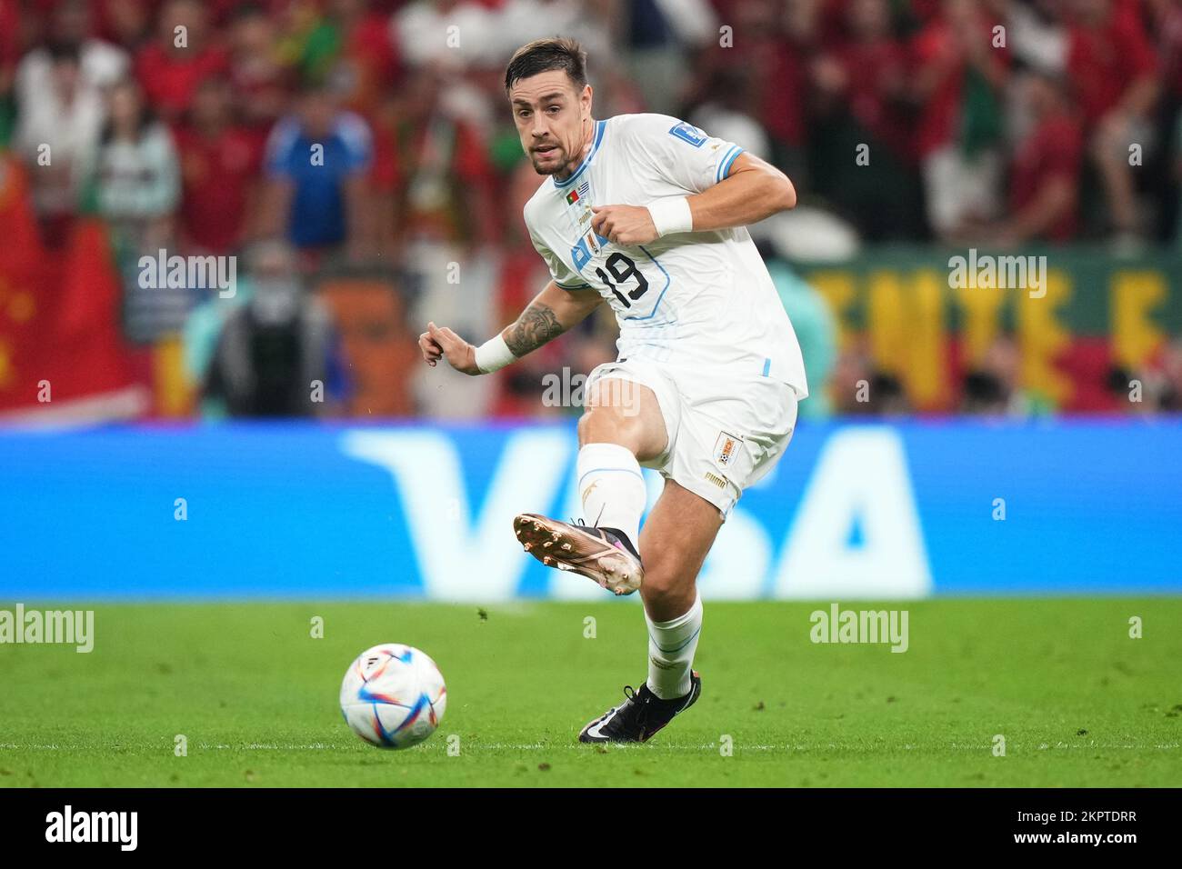 Sebastian Coates of Uruguay during the FIFA World Cup Qatar 2022 match ...