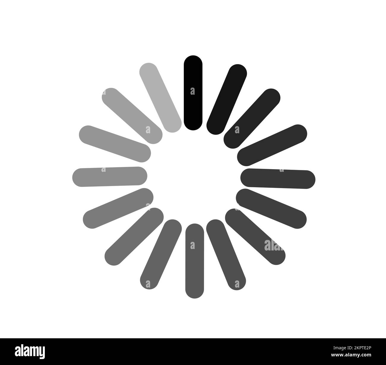 Loading icon flat design. vector illustration Stock Vector Image & Art ...